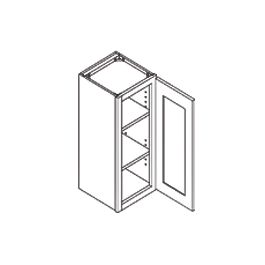 36 inch HEIGHT WALL CABINETS-1 Door-Light Grey