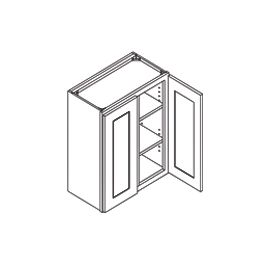 36 inch HEIGHT WALL CABINETS-2 Door-Light Grey